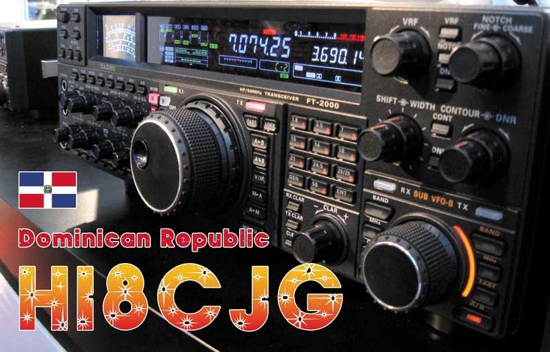 DIGITALNET. SSB, 50MHZ, SATELITE, 2M, 70CM, EME, FT8: QSL DE HI8CJG ...